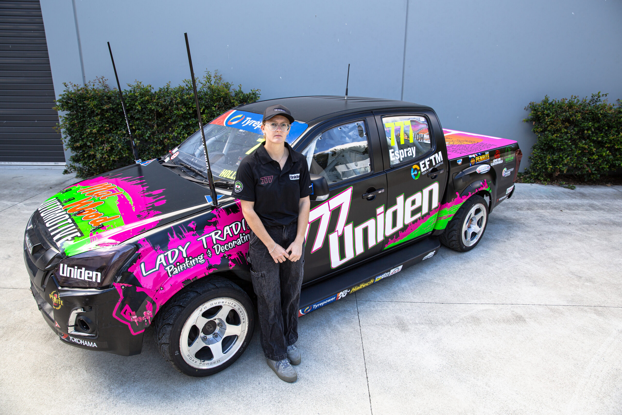Racer Holly Espray hits the track with Uniden for V8 SuperUte Series in ...